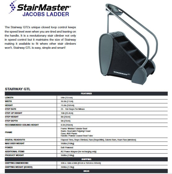 JACOBS LADDER STAIRWAY GTL – CanadaFit